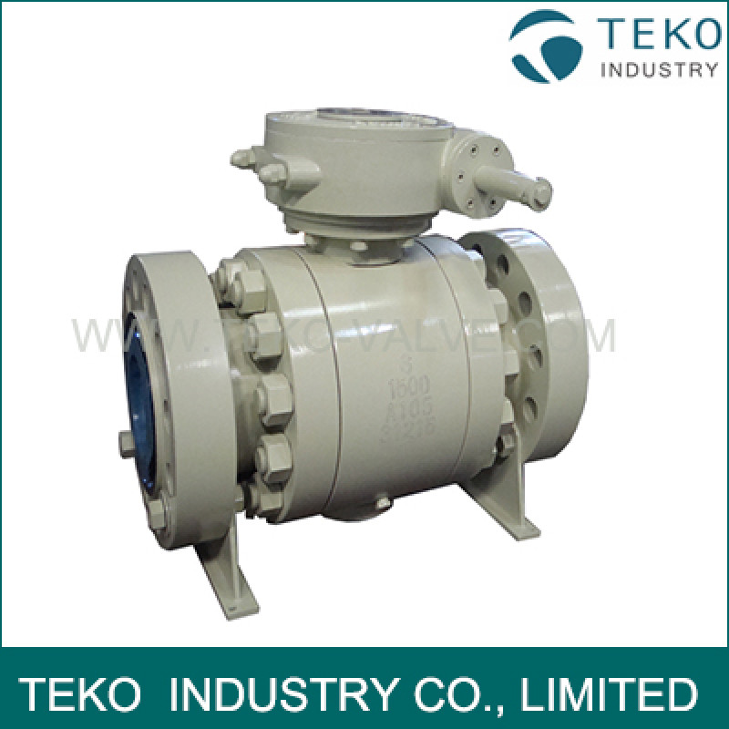 3 PCS Body High Pressure Forged Steel Industrial Ball Valves