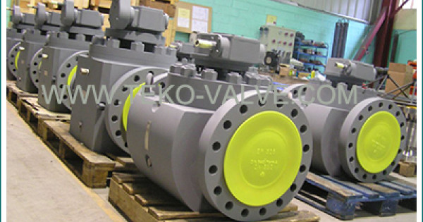 High-Pressure-DBB-Anti-static-MSSP-Flanged-Trunnion-Mounted-Ball-Valve ...