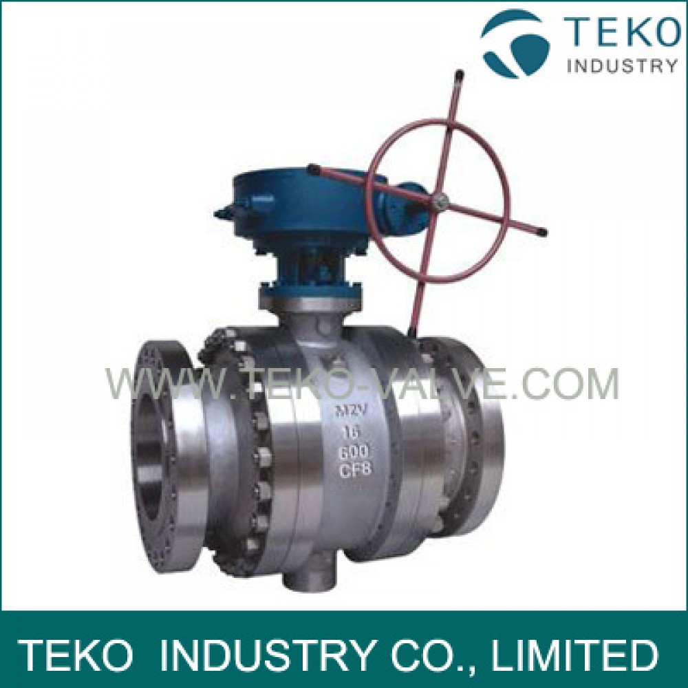 Trunnion Mounted Gear Operated Ball Valves