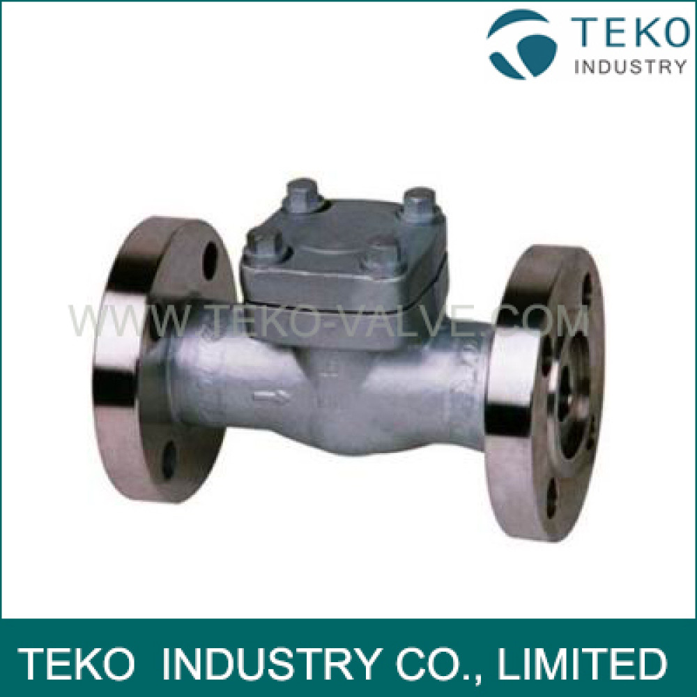 High Pressure Check Forged Steel Valves Piston Type Swing Type In ASTM ...