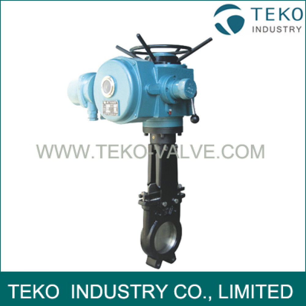 Motorized Knife Gate Valve