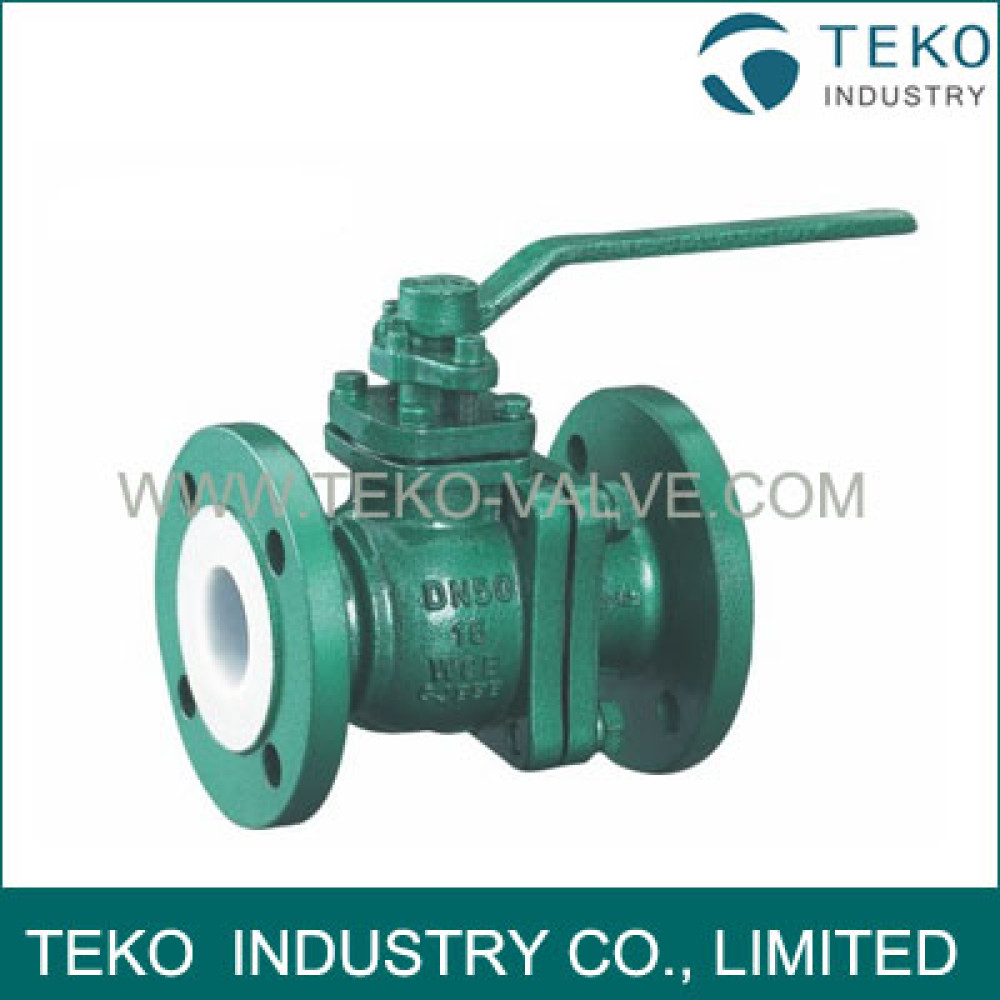 PTFE-lining Ball Valve, PFA-lined ball valve