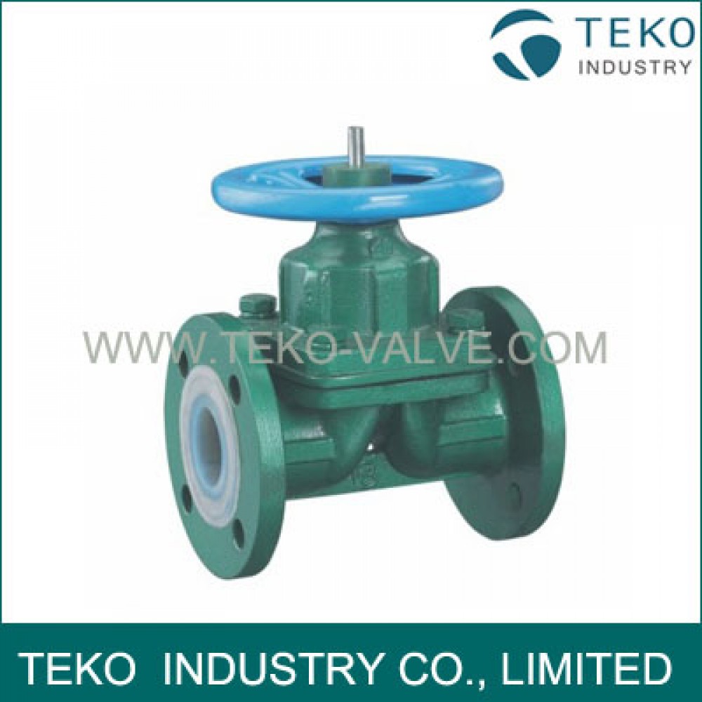 Rubber Lined Diaphragm Valve