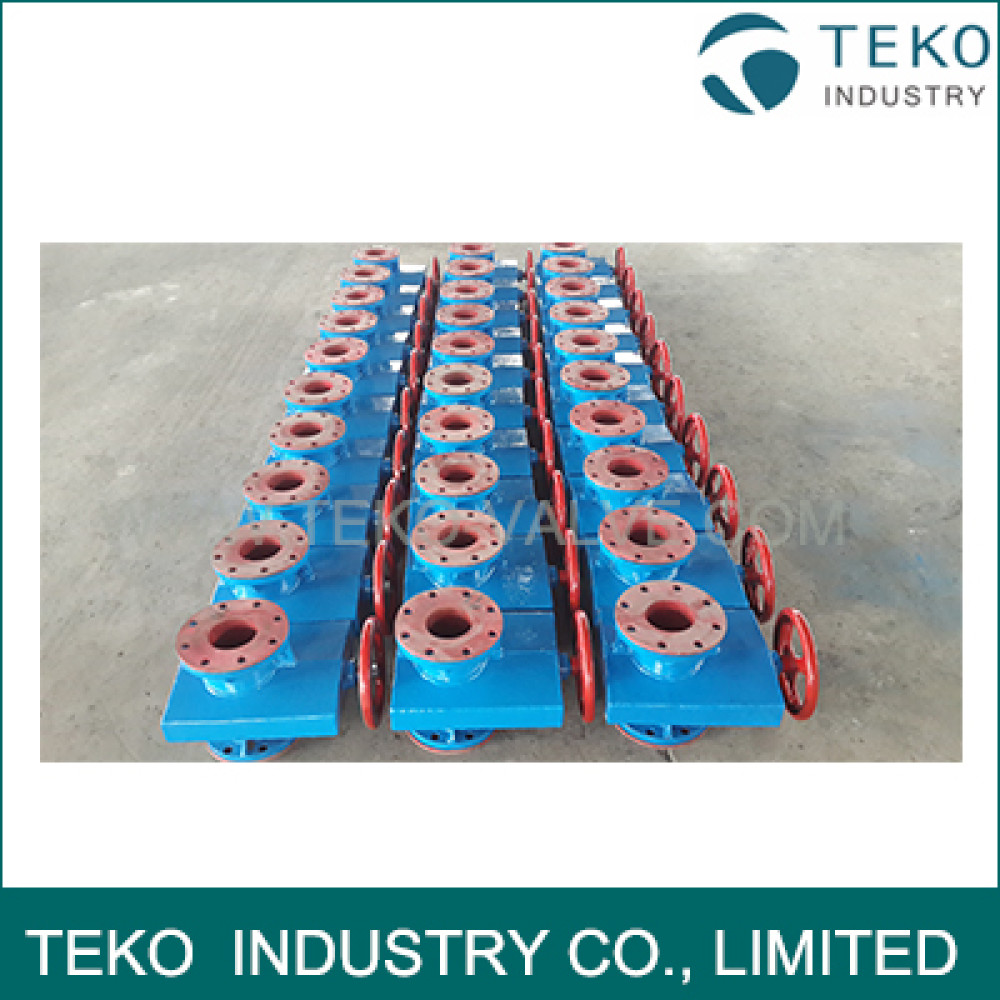 Fully Closed Body Heavy Duty Ductil Iron Body Slurry Pinch Valve For ...