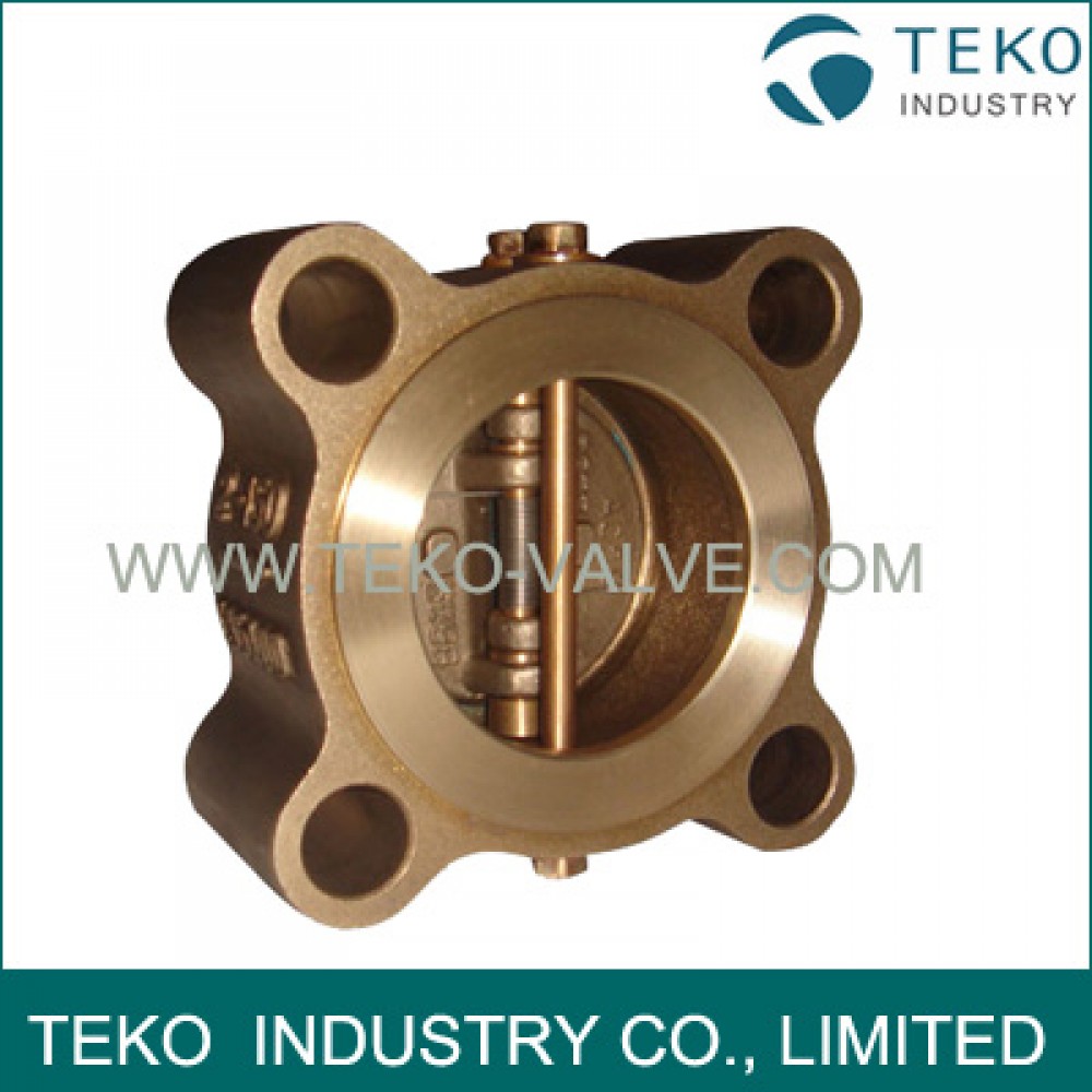 Brass Dual Plate Wafer Check Valve