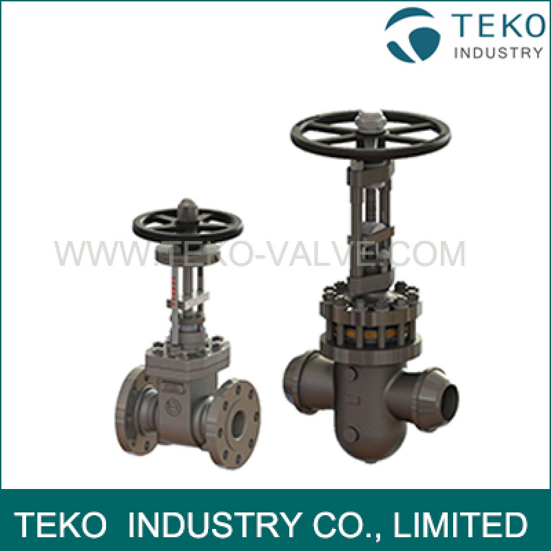 Cast Steel Parallel Slide Metal Seated Gate Valve Bolted Bonnet DN15 ...